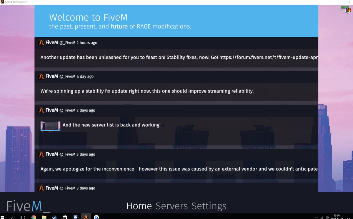 Sigma client main menu - volamazing